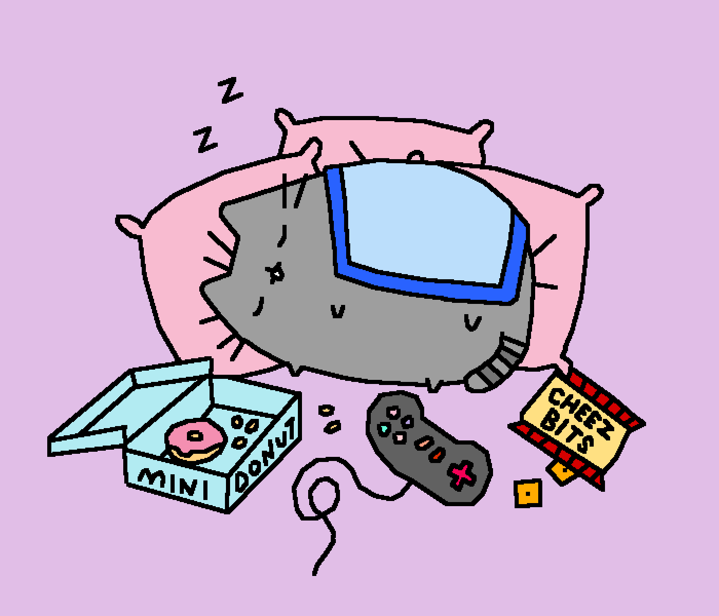 Editing Pusheen - Free online pixel art drawing tool - Pixilart