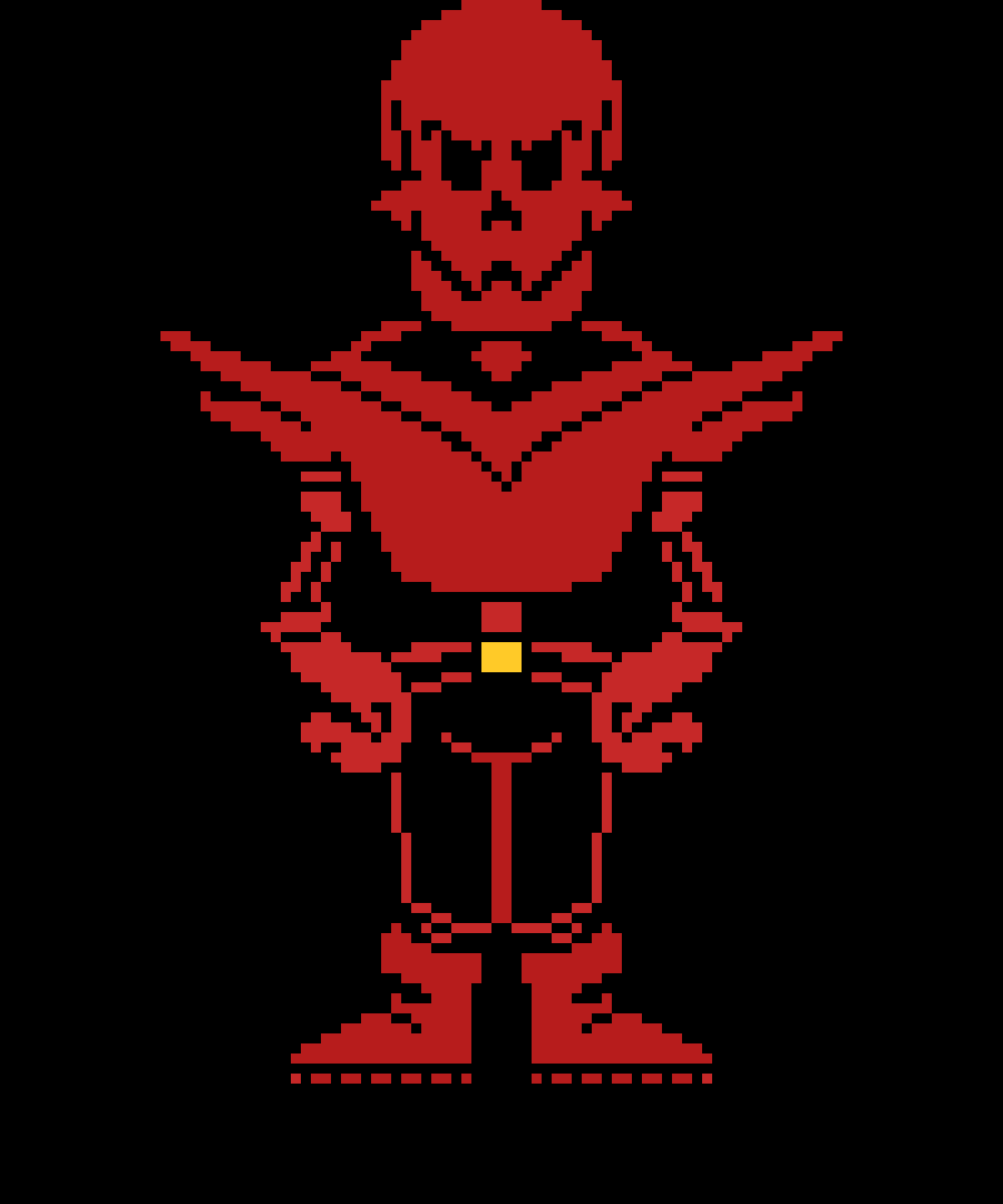 Pixilart - Underfell Papyrus by sunglasses
