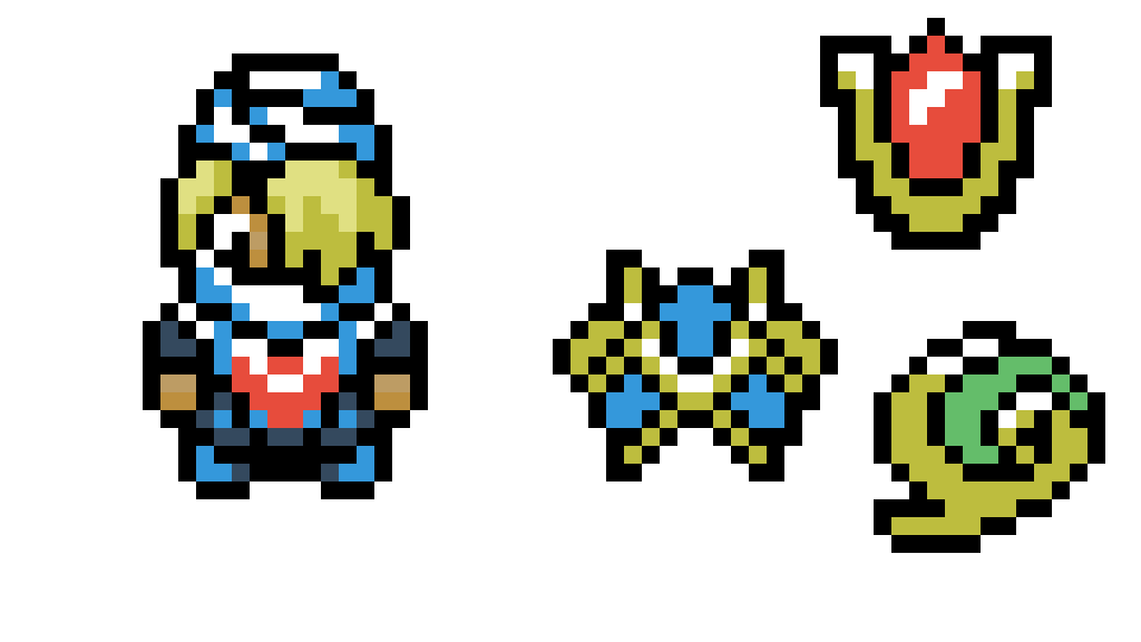 Pixilart - sheik and the stones by Zeldipix