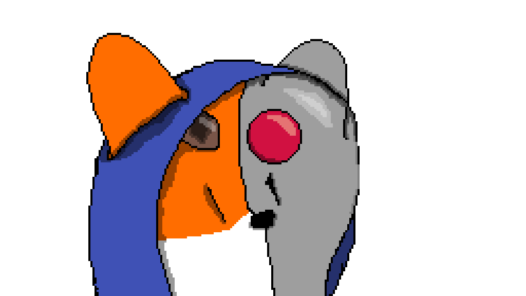 Pixilart - RoboFox by heliumhelium