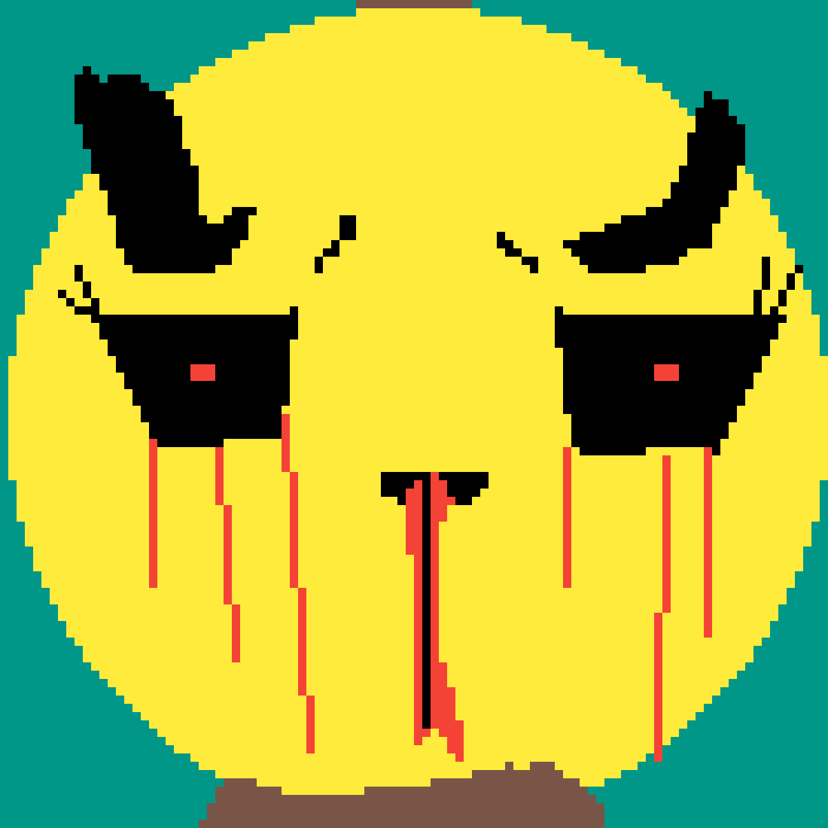 Pixilart - creepy sun by Emo-freak