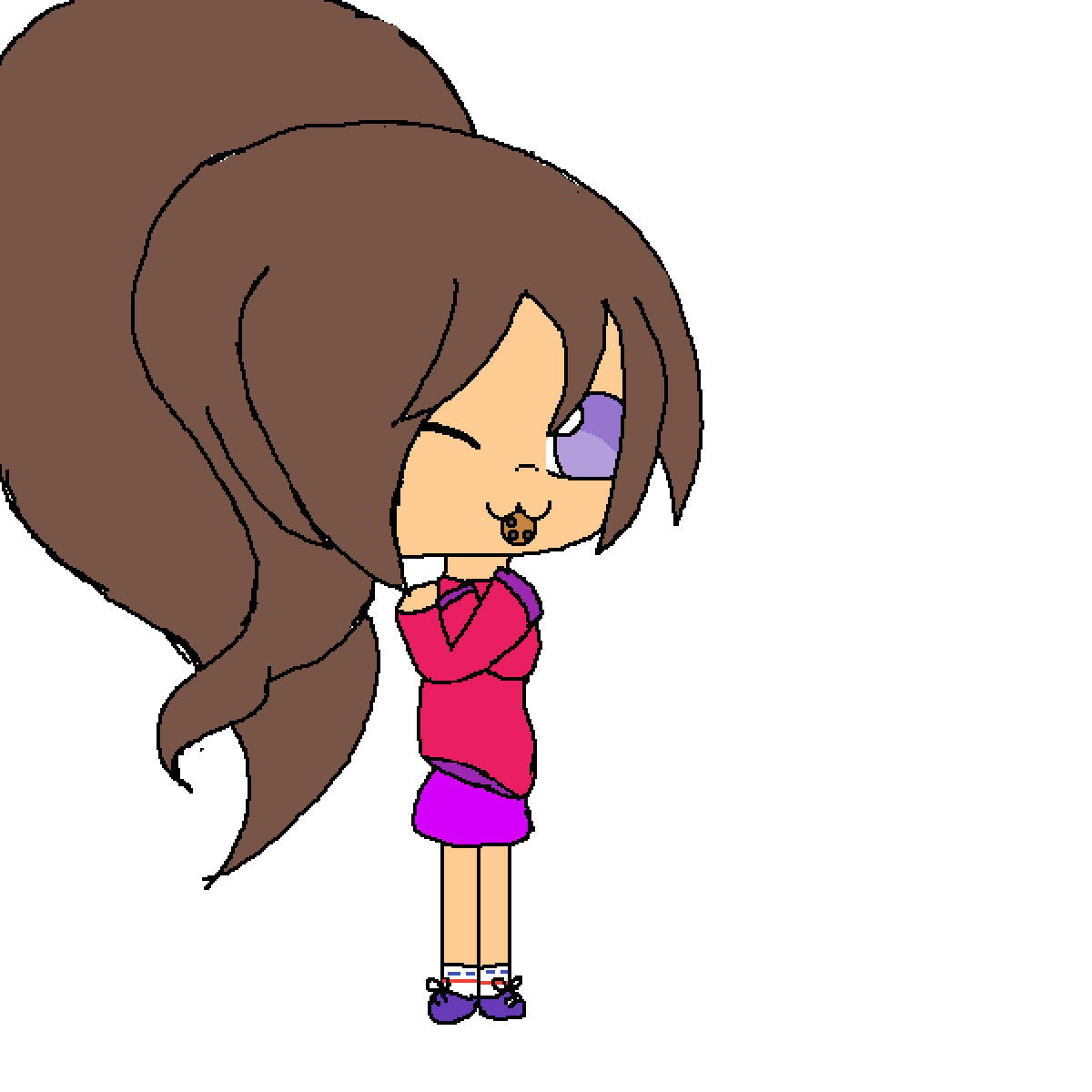 Pixilart - gacha girl starter by Wynter321