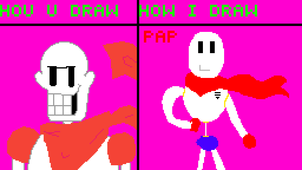 Pixilart - bad papyrus by dontbepixel
