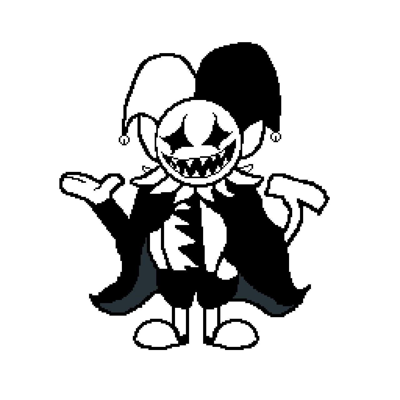 Editing Jevil in HDR - Free online pixel art drawing tool - Pixilart