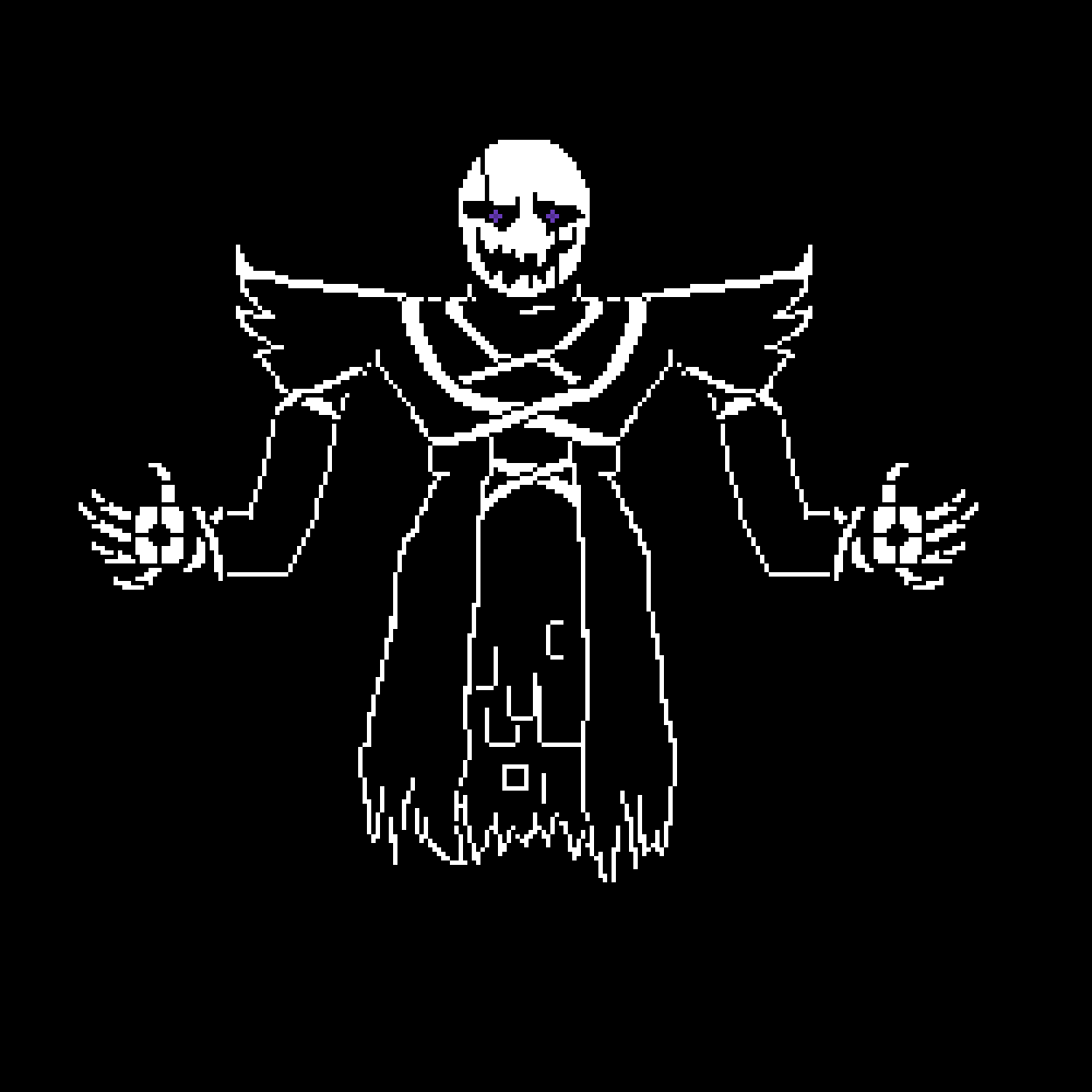 Pixilart - FTE X Gaster by useless-link