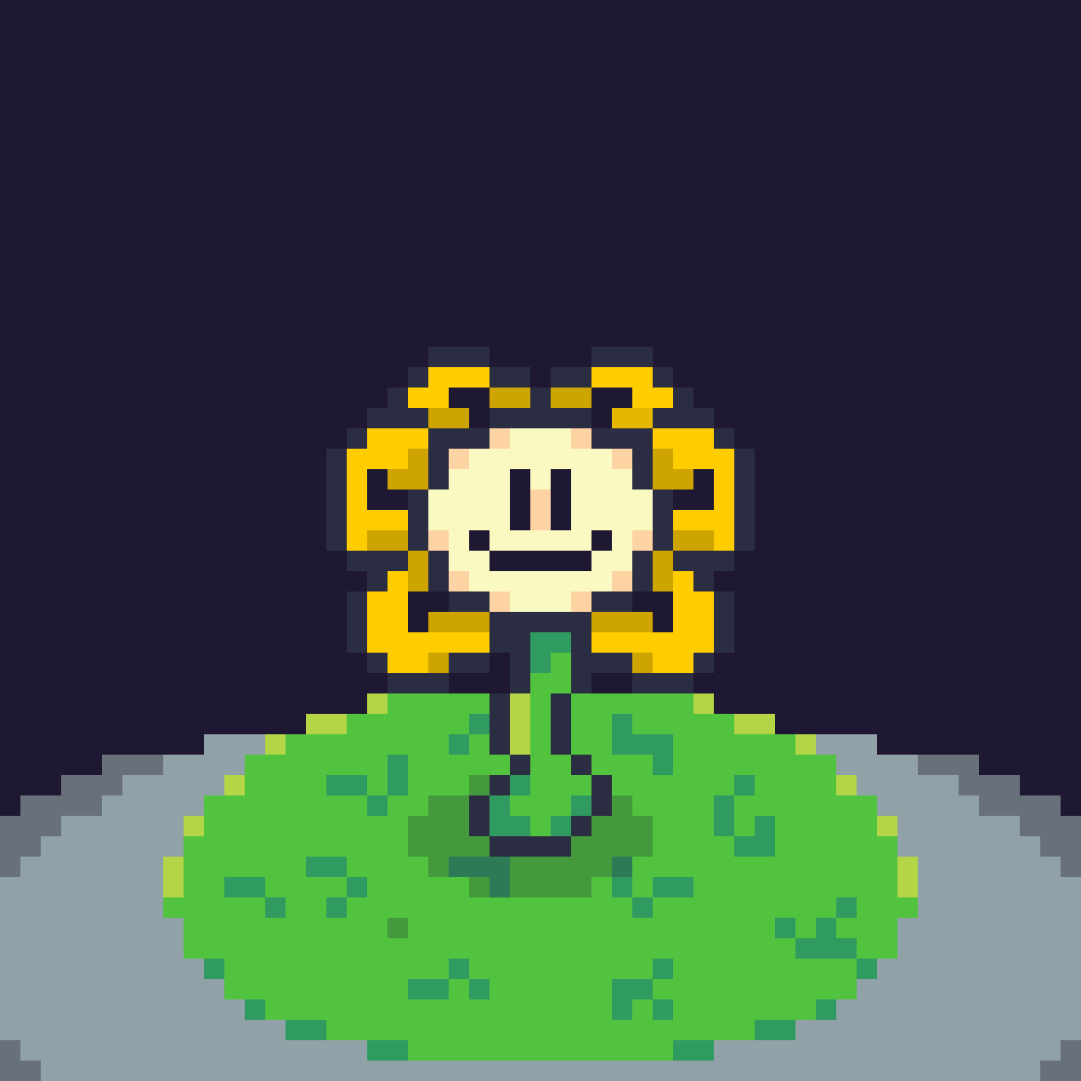 Pixilart - Flowey custom O W gif by Bubb13