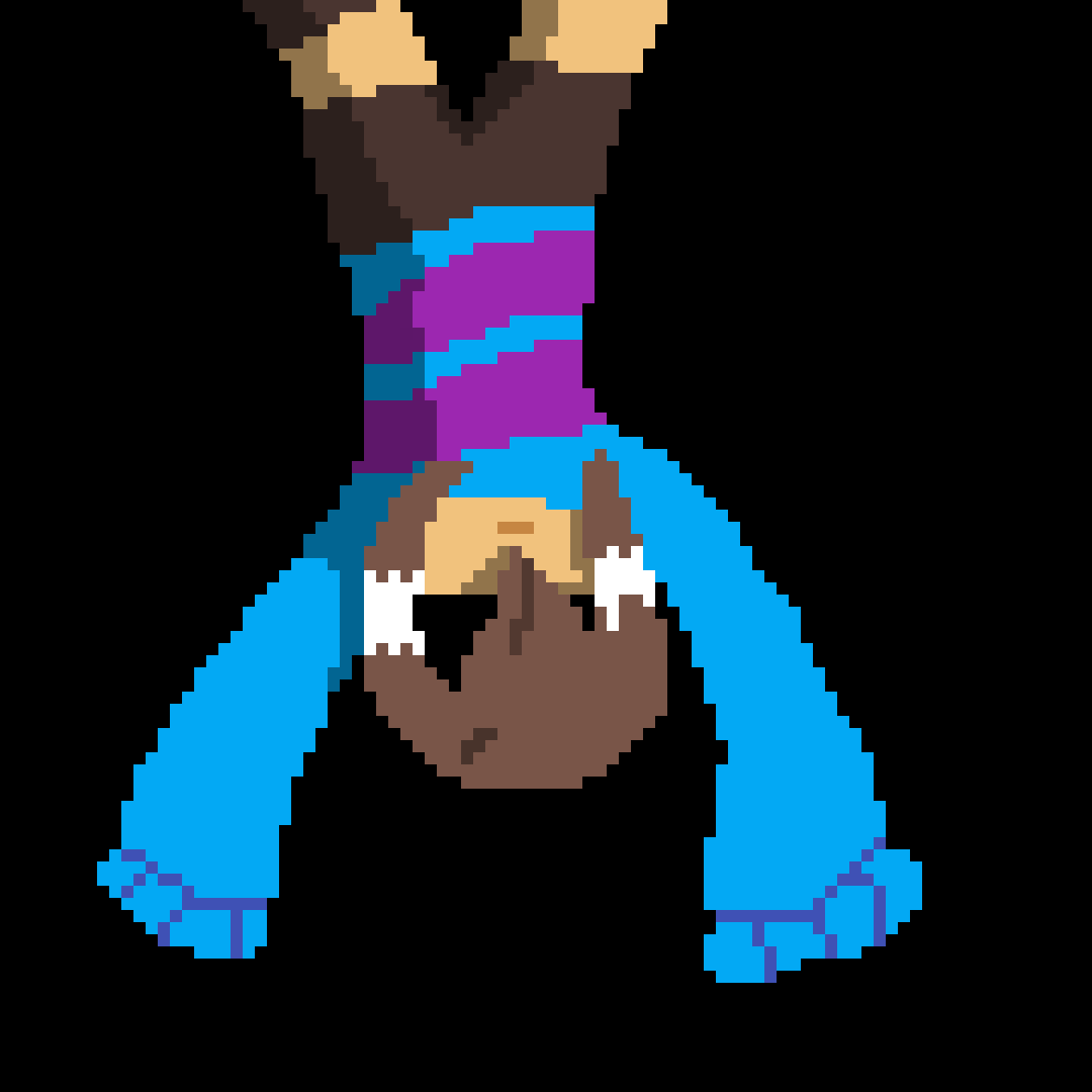 Editing Falling Frisk - Free online pixel art drawing tool - Pixilart