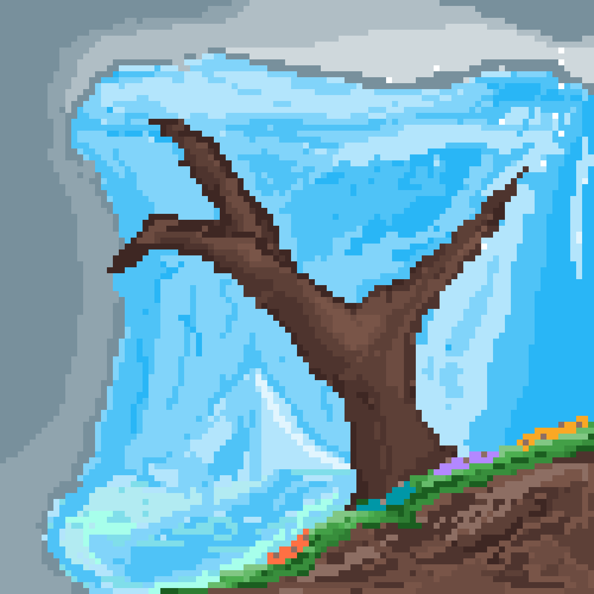 Pixilart - Oasis pixel art by Twiz