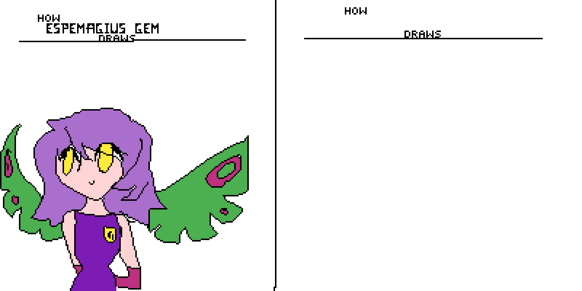 Pixilart - how i draw/ how you draw collab by nonexistentfen