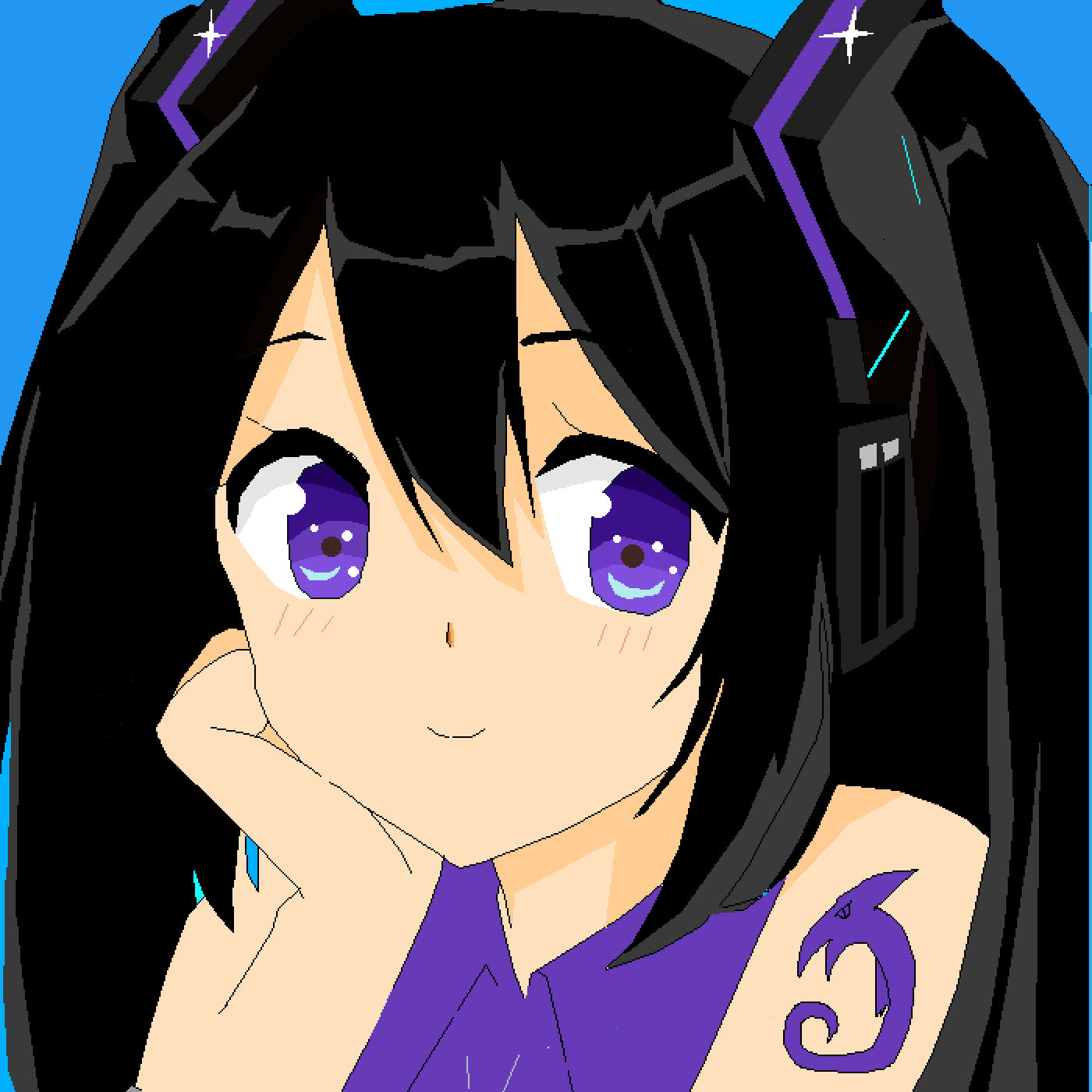 Pixilart - purple by French-toast-pr