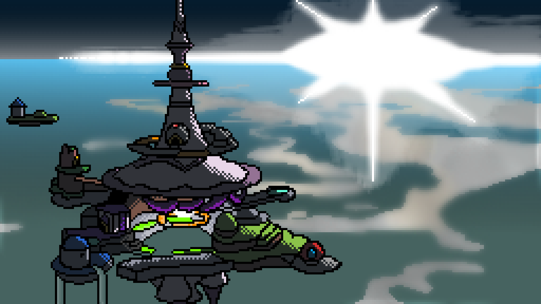 Pixilart - Comet Observatory by Rotijuegos