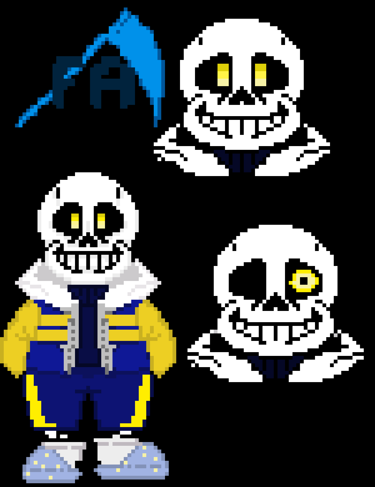 Pixilart - Outer Sans(*⌒∇⌒*)/ by GlitterGlue