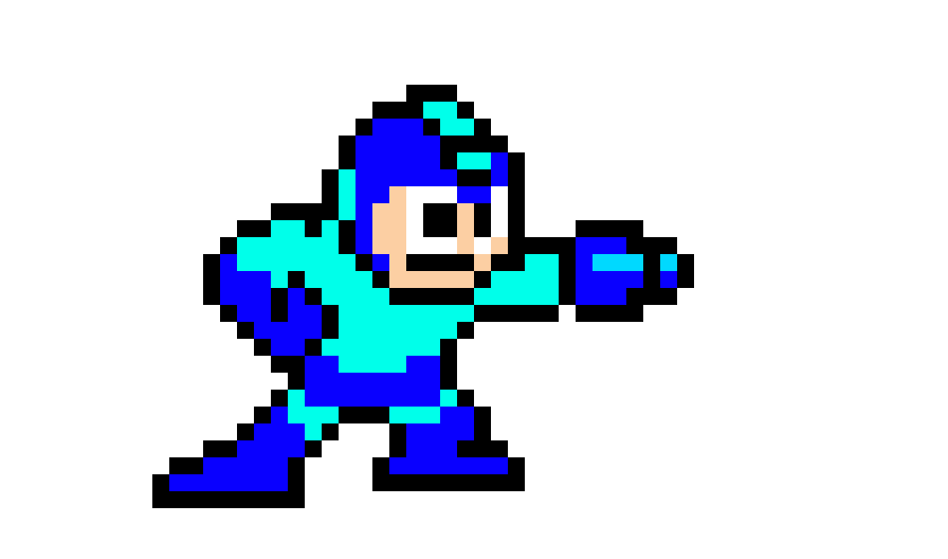 Pixilart - mega man by theawesomegamer