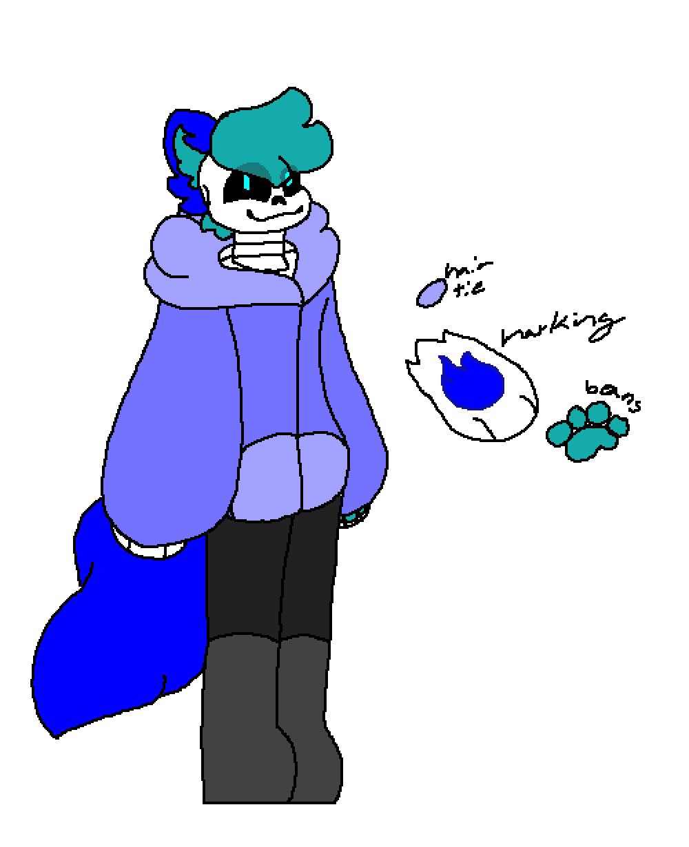 Blue themed oc (Prizes!) Contest - Pixilart