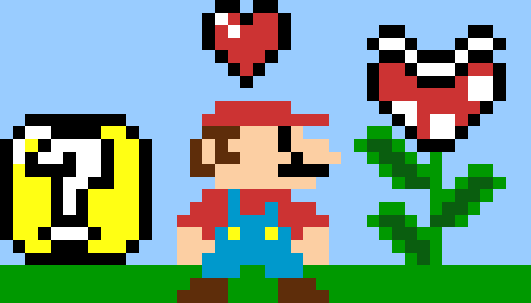 Editing Mario Land - Free online pixel art drawing tool - Pixilart