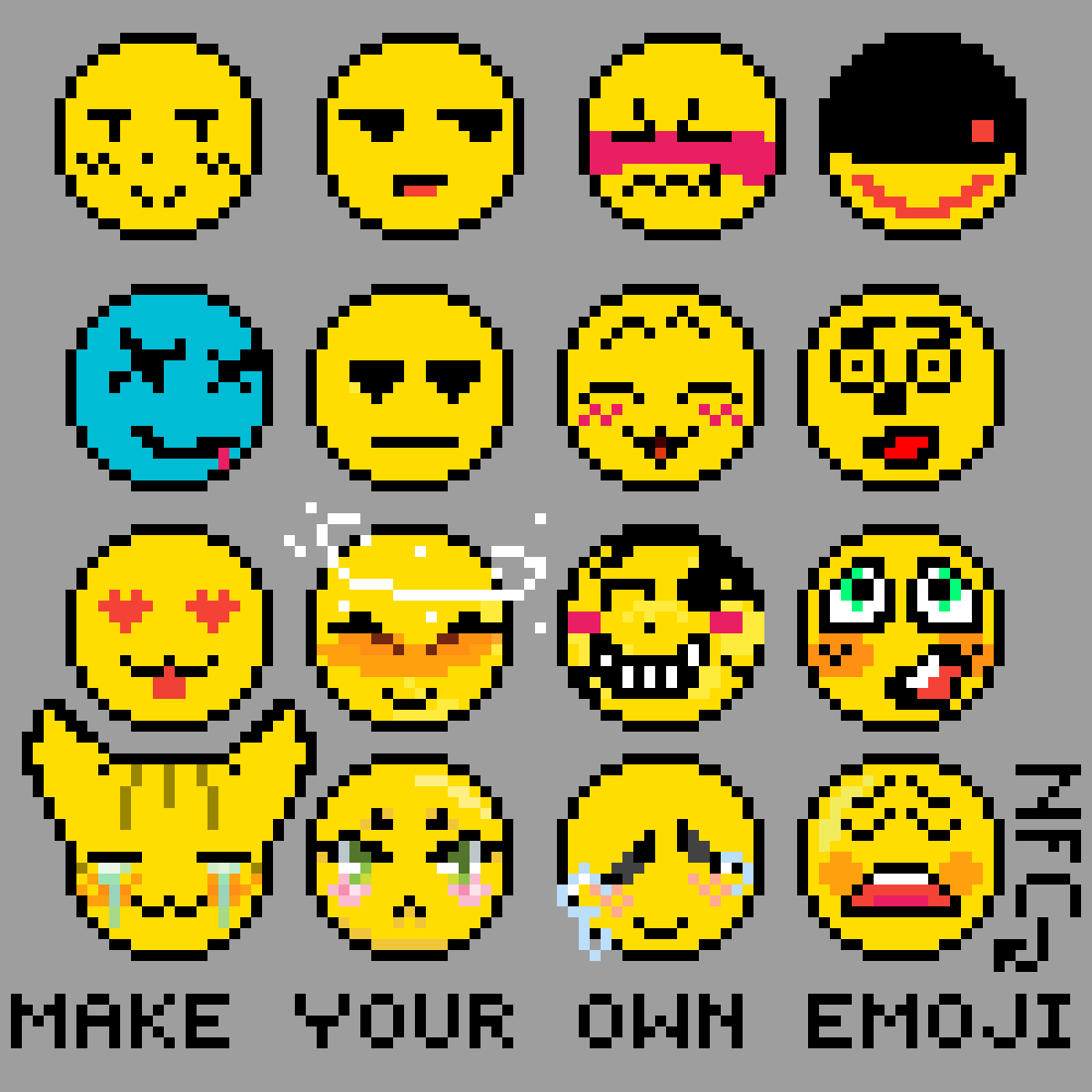 Editing Make Your Own Emoji! - Free online pixel art drawing tool ...