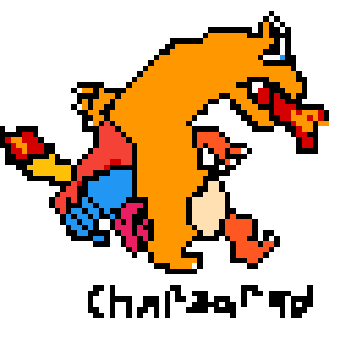 Pixilart - Derpy charzard by Arctic-wolfking