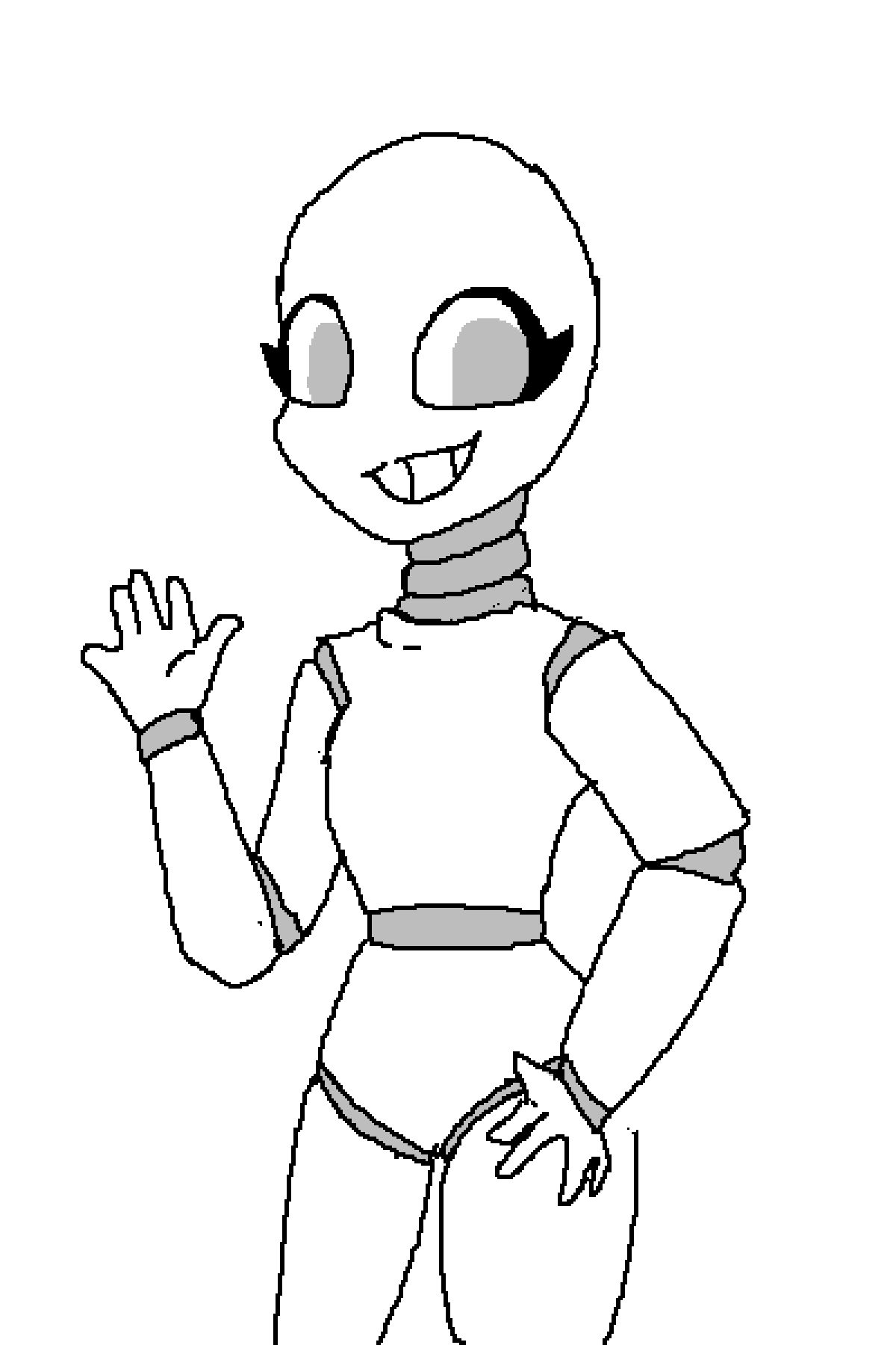 Pixilart - Female Animatronic Base by unfazedwinter