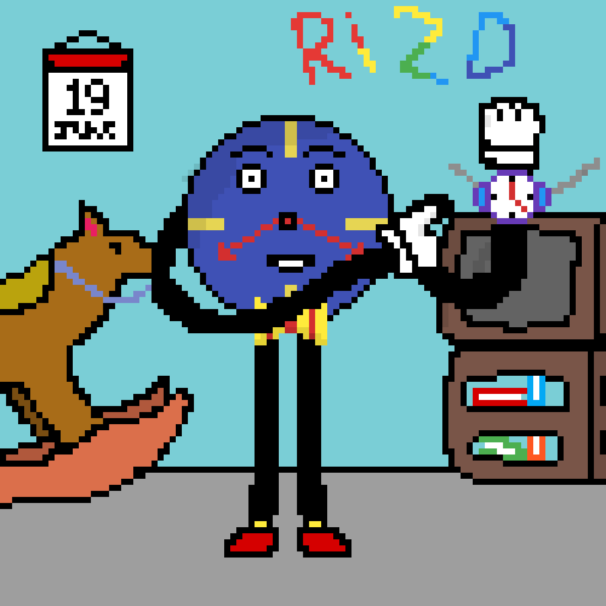 Pixilart - Tony the clock from DHMIS by Shlime8