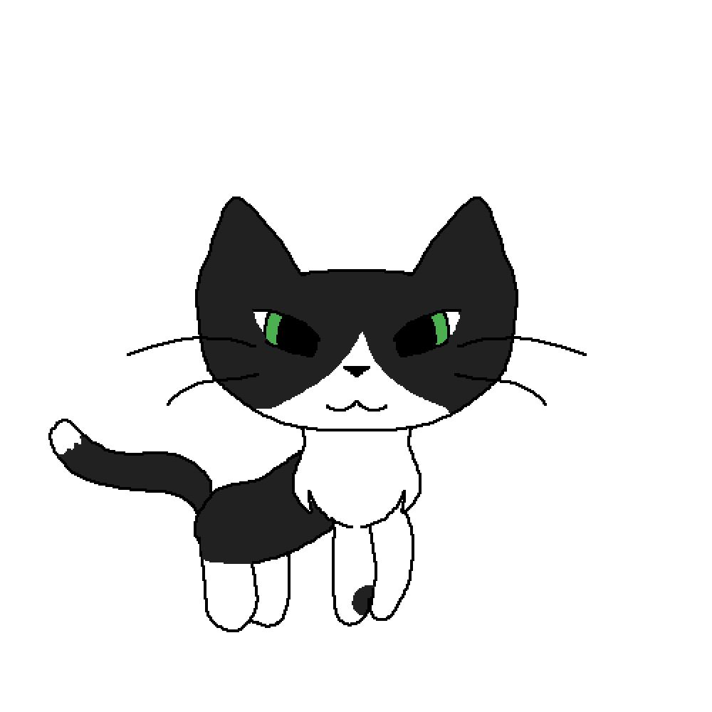 Pixilart - sam walking by cookie-cat898