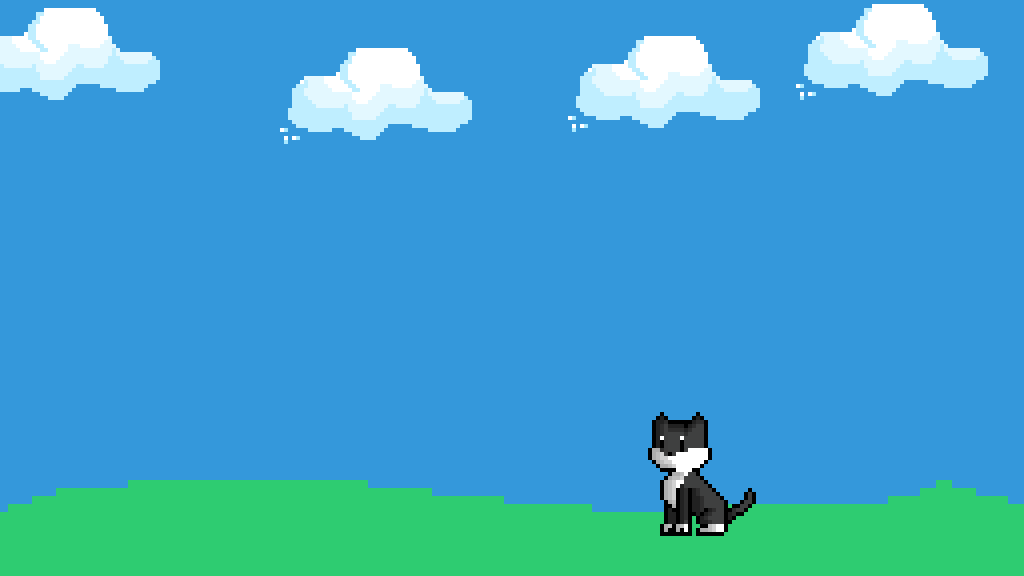 Pixilart - super cat gif by wolfy1206
