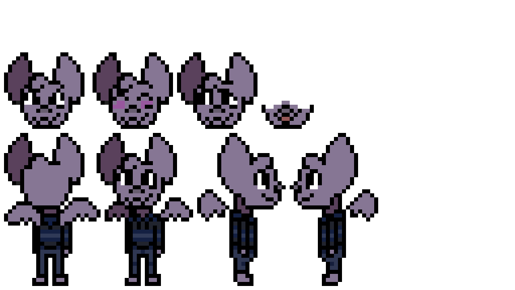 Pixilart - Spector sprite sheet by Anonymous