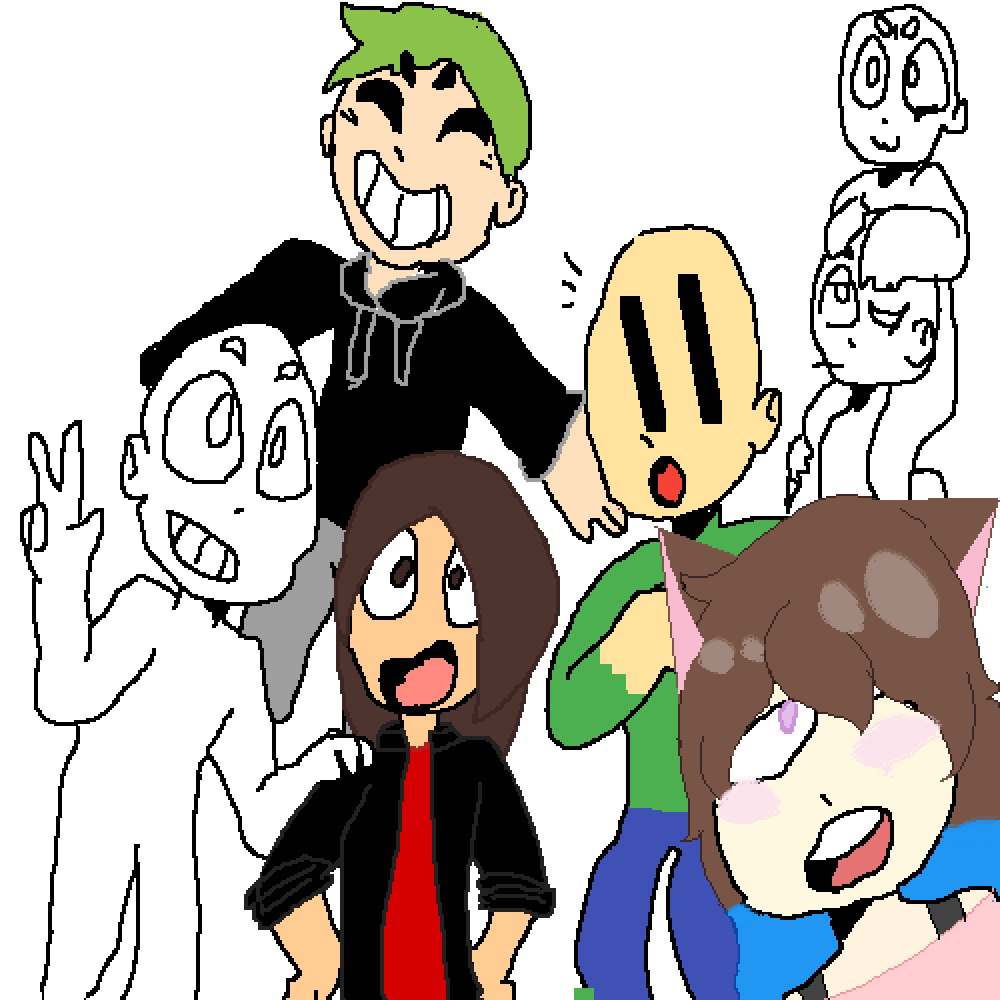 Editing My old oc qwq - Free online pixel art drawing tool - Pixilart