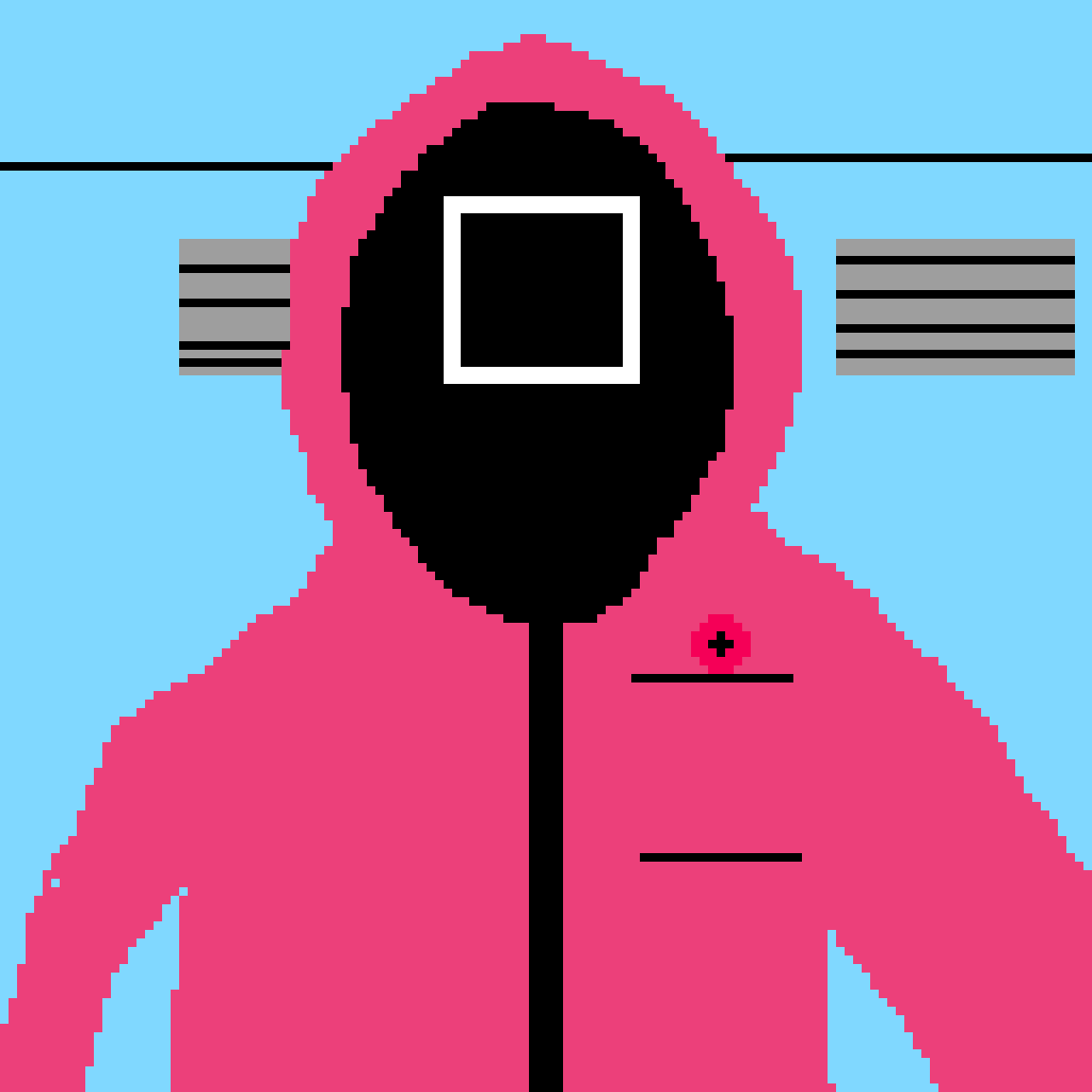 Pixilart - Squid Game Square Guard by joshhx