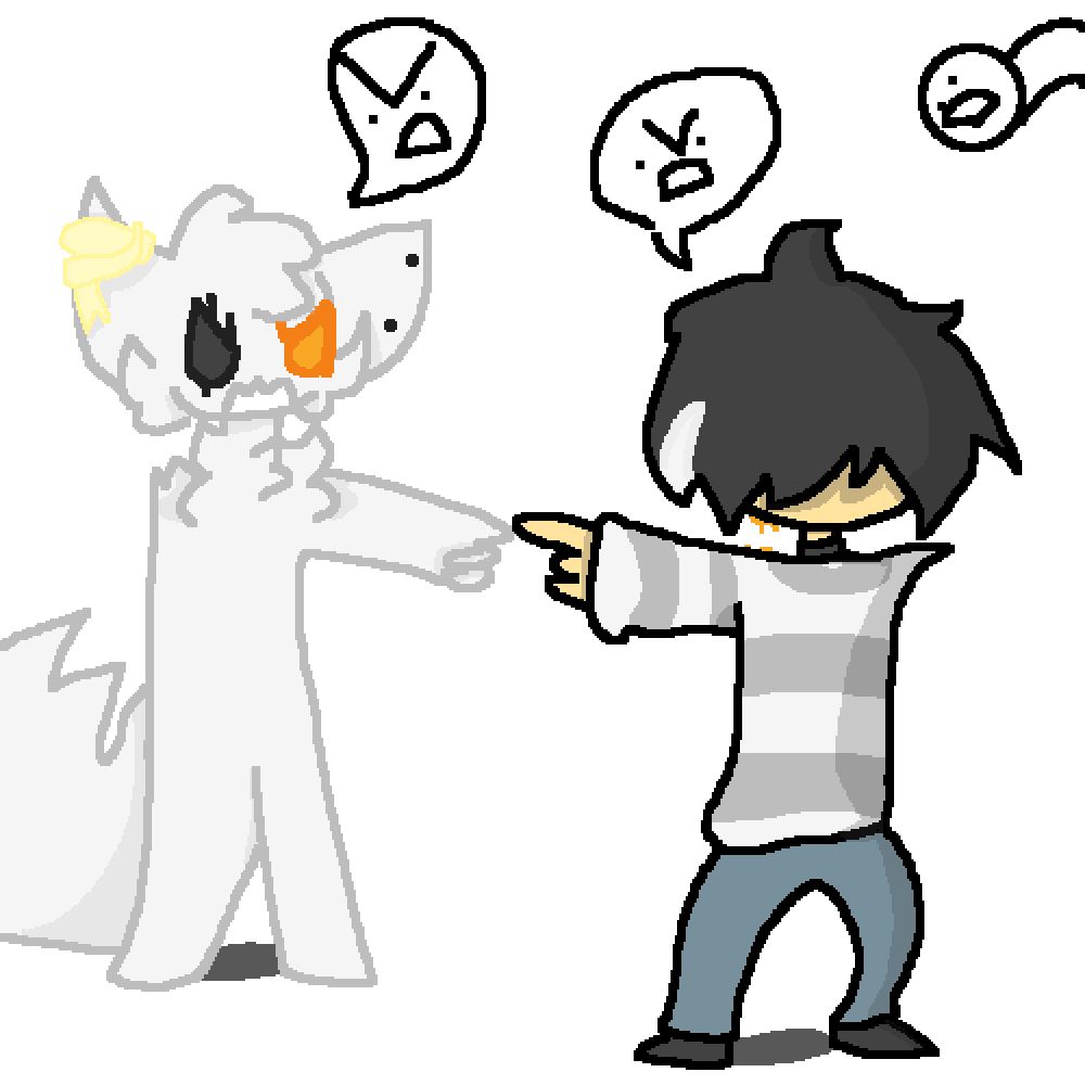 Pixilart - That meme pointing thing by Ice-Bell