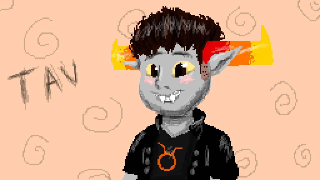 Pixilart - tavros homestuck by gagiass