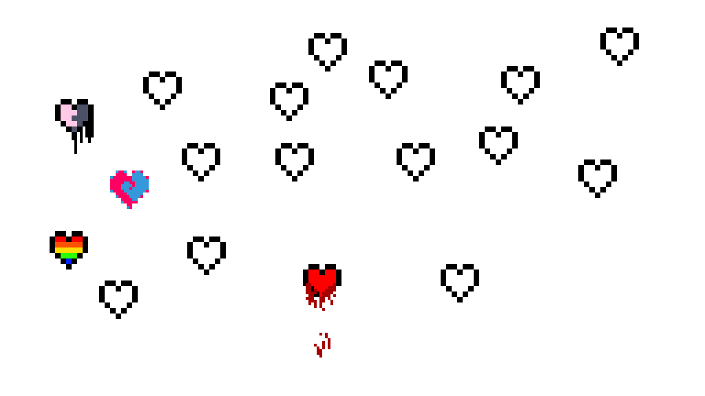 Pixilart - Valentine's Day Heart Collab by Jeffthkiller