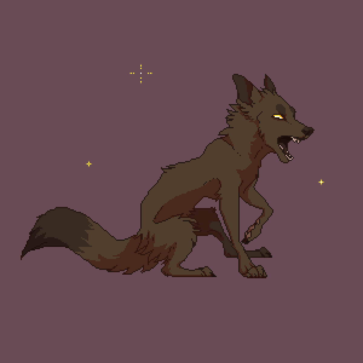 Pixilart - sparkly dog by Raphaelion