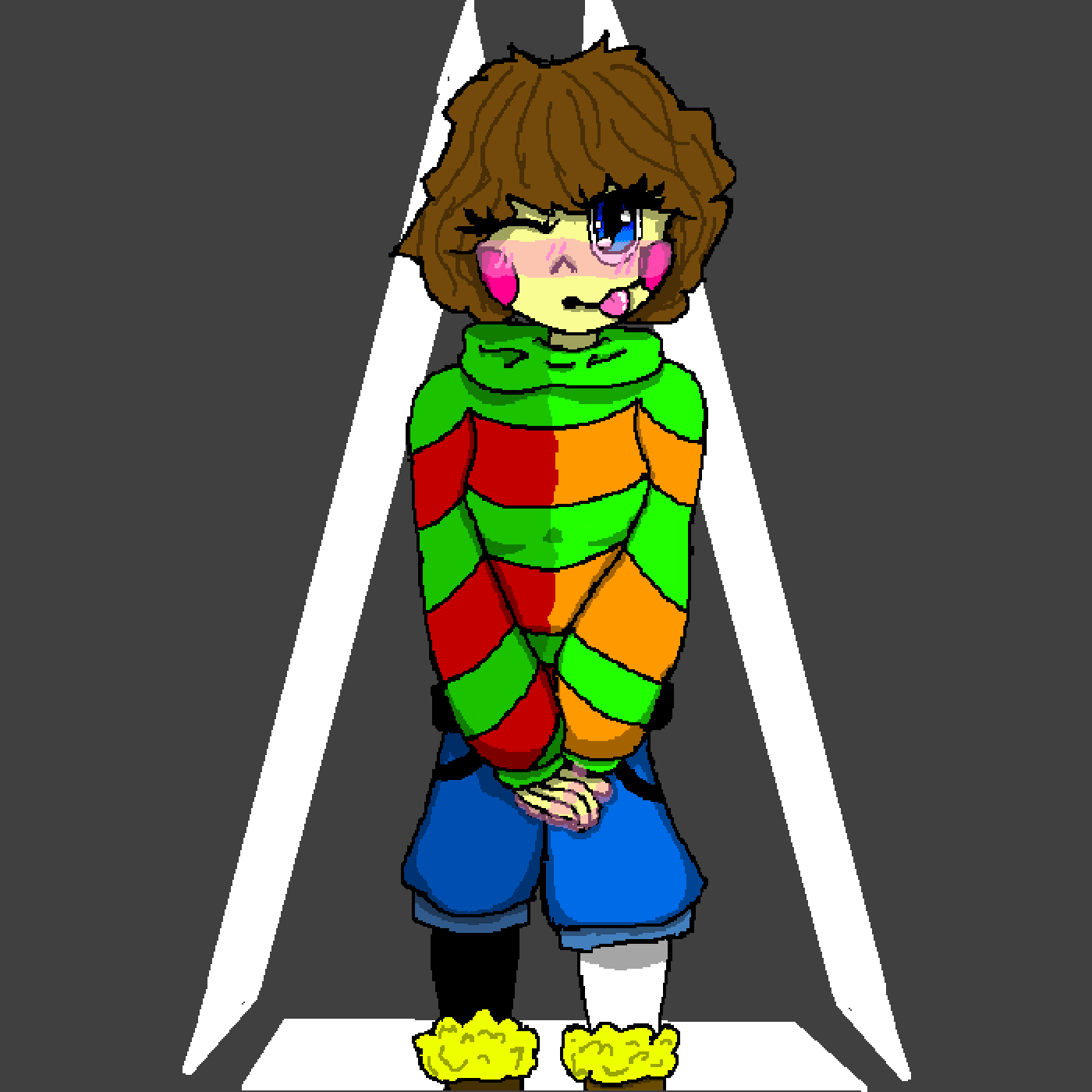 Pixilart - Cute Chara UwU by Bonds666