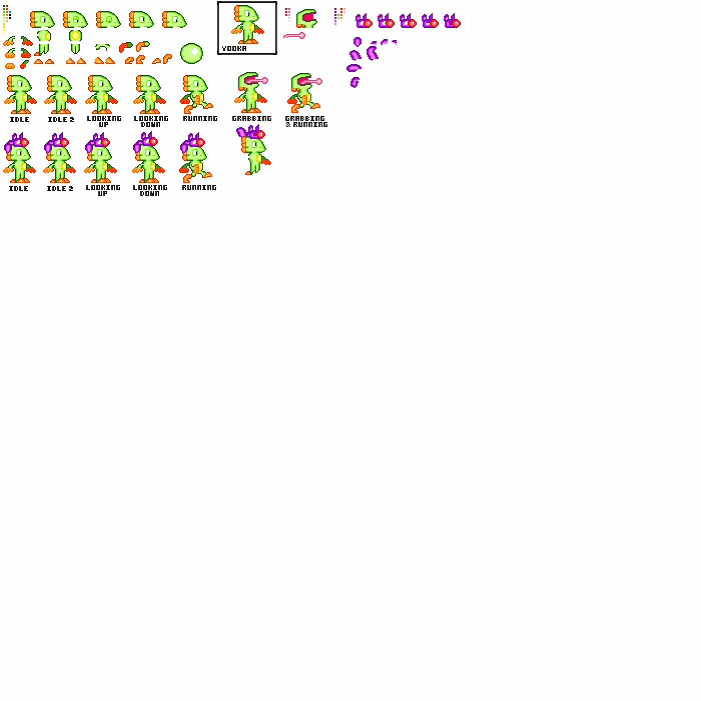 Pixilart - Yooka Laylee WIP Sprites by ButtThunder