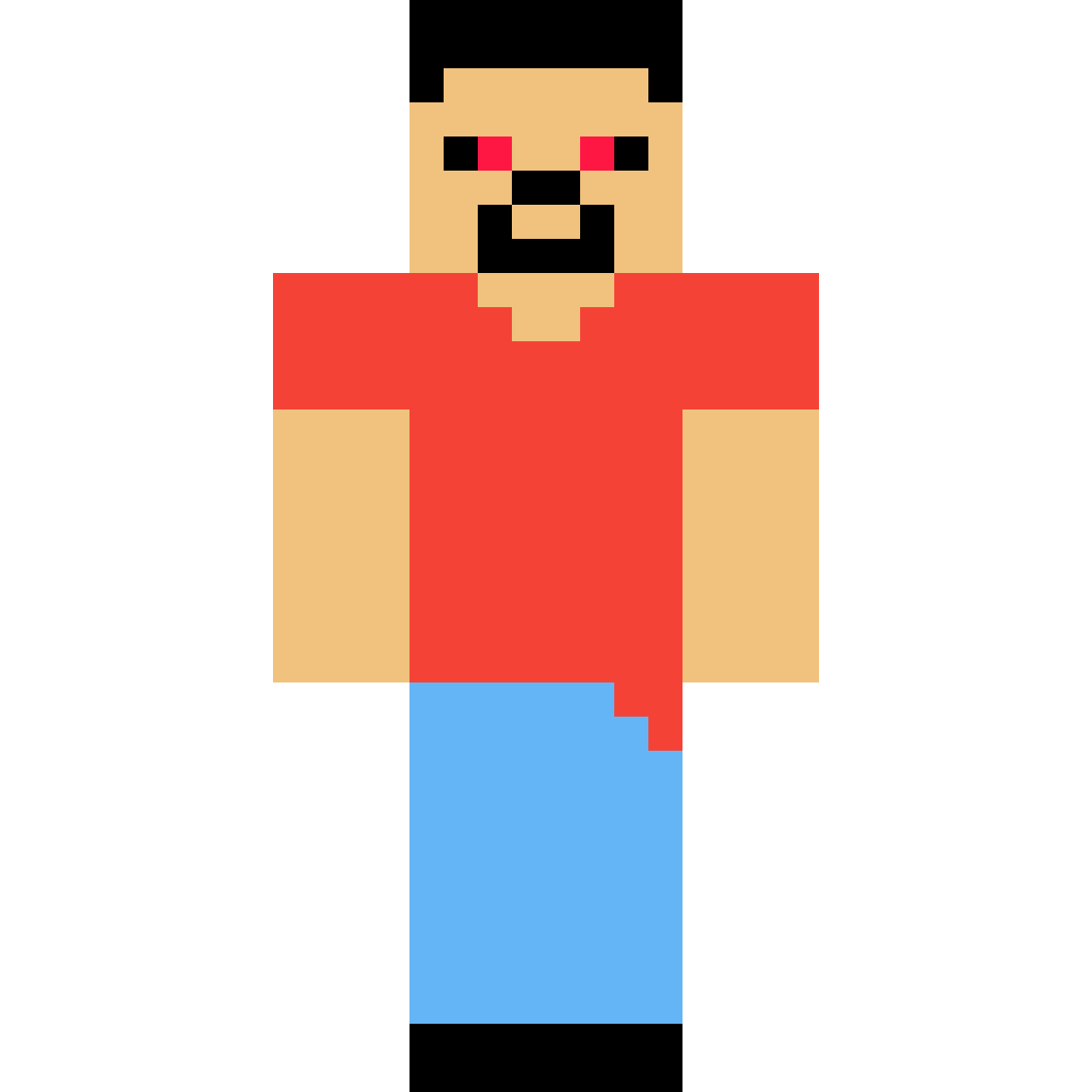 Pixilart - Dark Steve by Kutakikaari