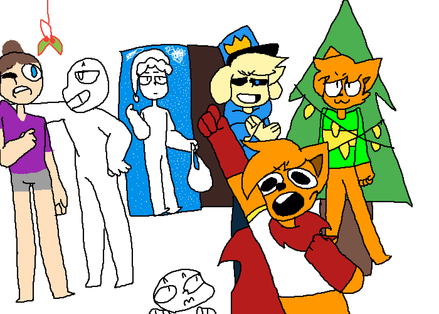 Editing missletoe - Free online pixel art drawing tool - Pixilart