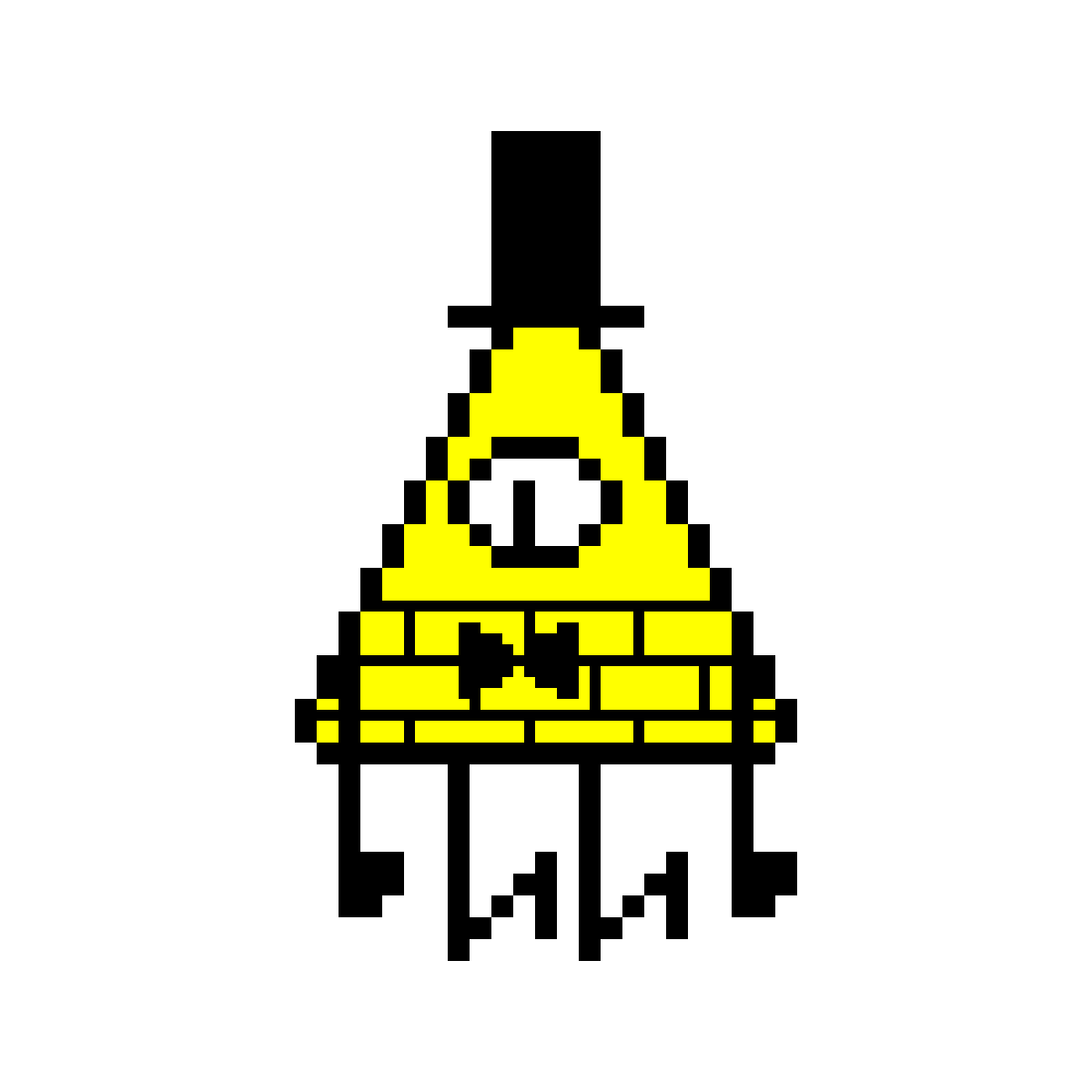 Editing Bill Cipher - Free online pixel art drawing tool - Pixilart