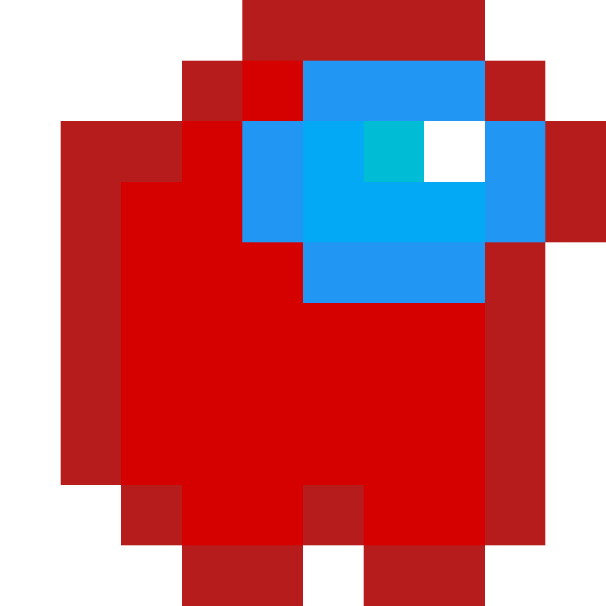 Pixilart - among us red by NezukosBigBro