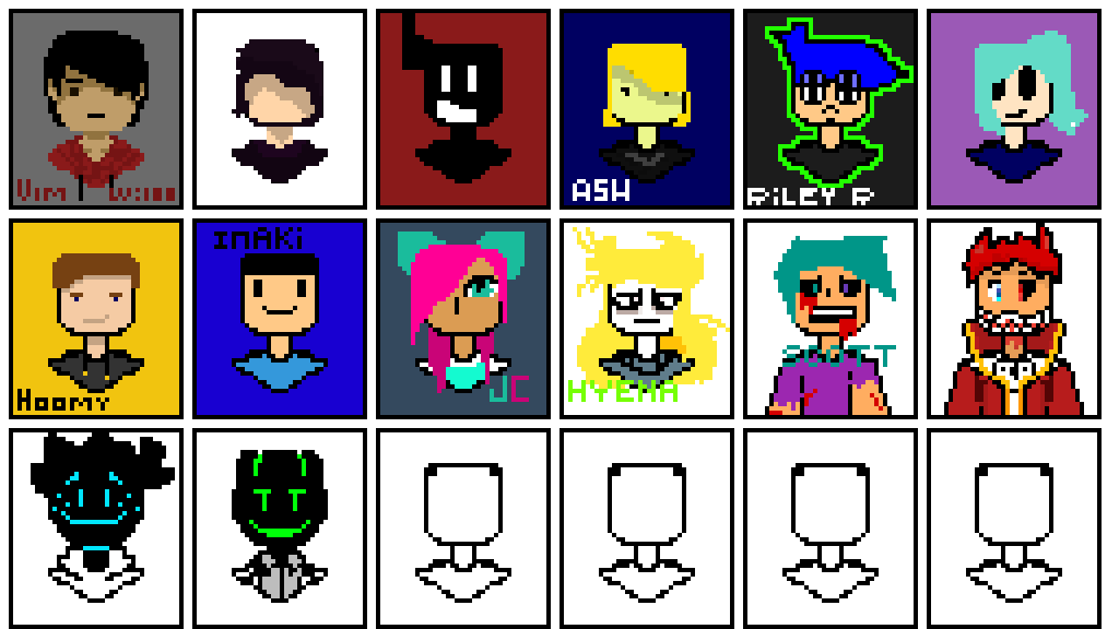 Editing death and loki! - Free online pixel art drawing tool - Pixilart