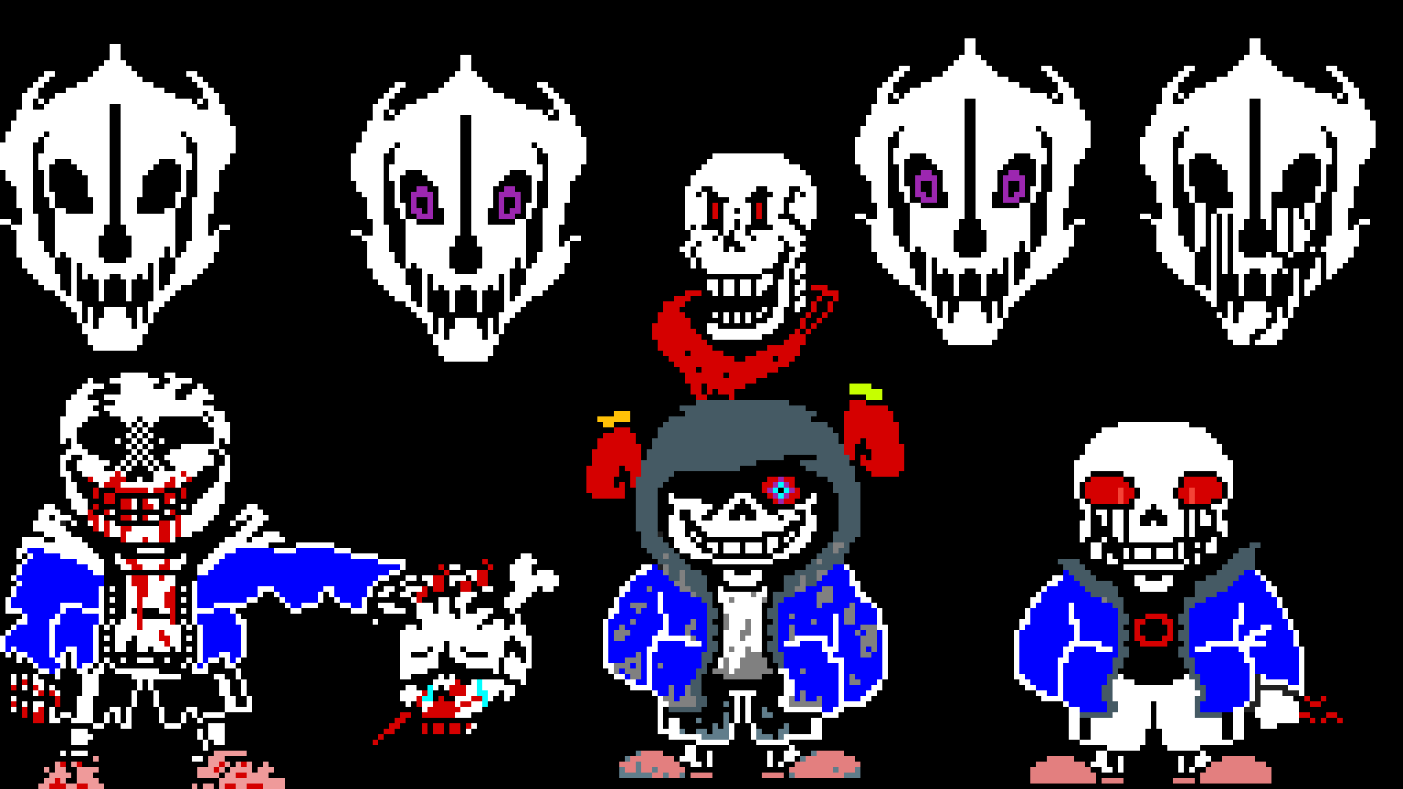 Pixilart - murder time trio phase 2 by Bluecreeper9632