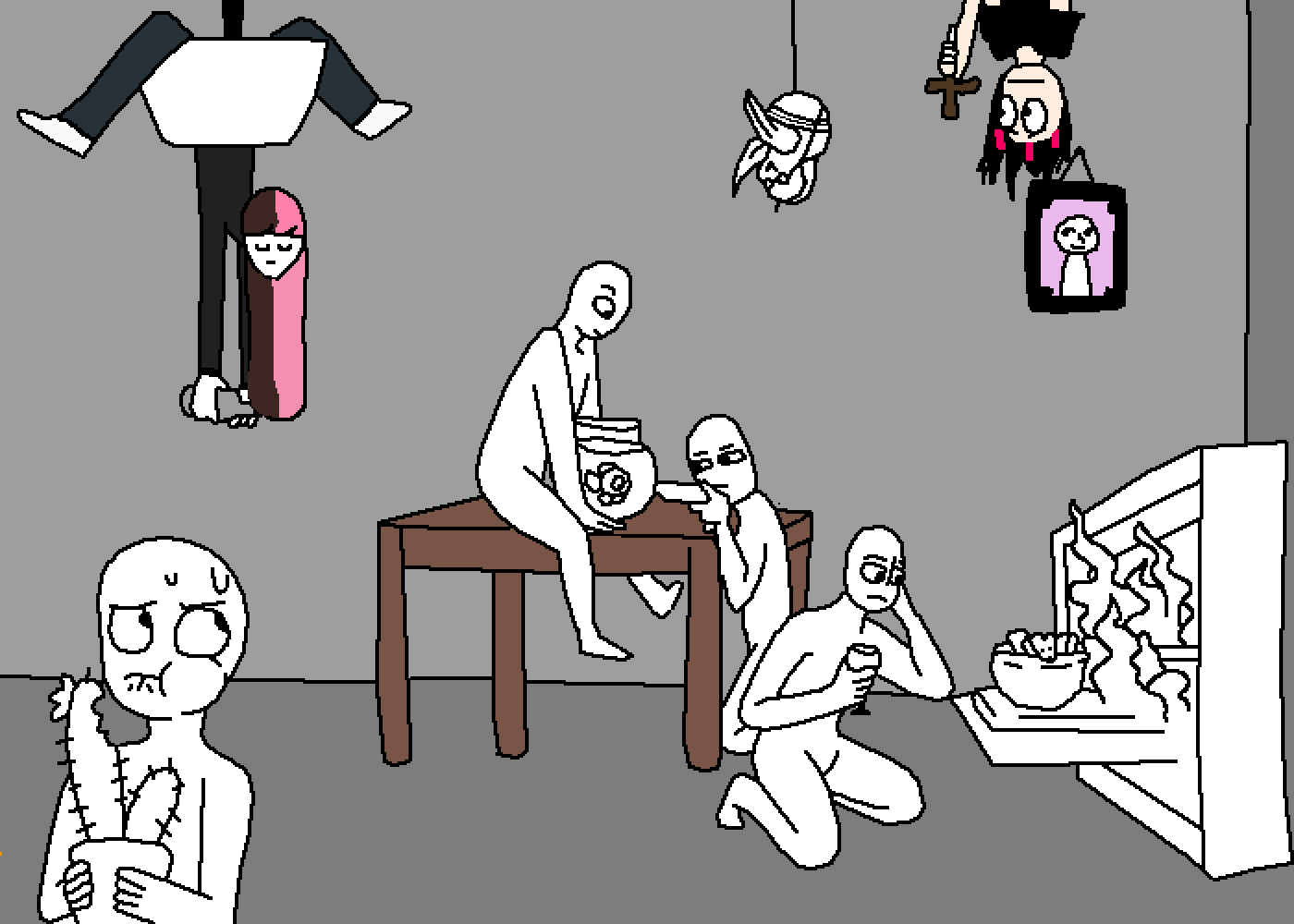 Pixilart - Looks like the gang is drunk guys XD base by Gr-yz