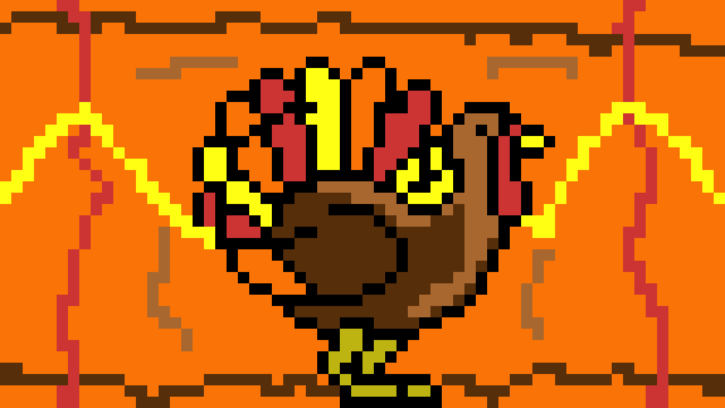 Editing Thanksgiving Turkey - Free online pixel art drawing tool - Pixilart
