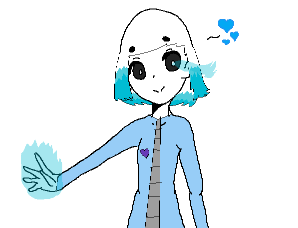 Pixilart - Female sans idk by ashfrumpallet