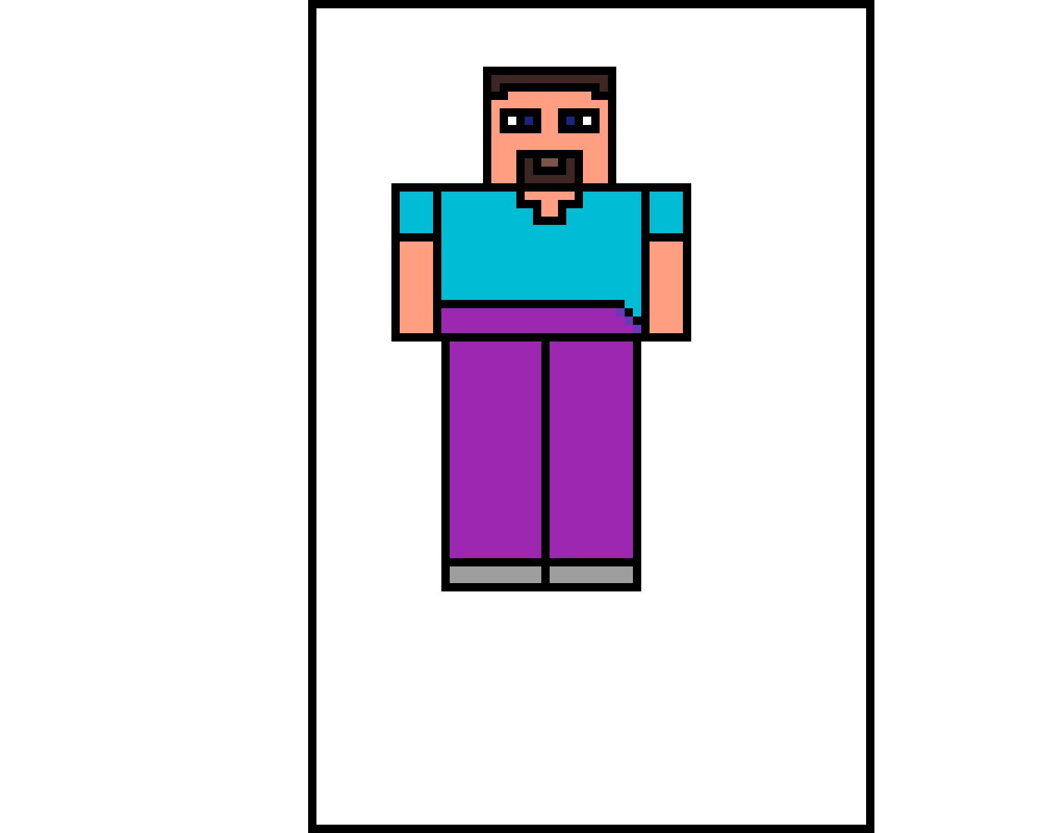 Pixilart - Fat Steve in a box by Sonic-the-blue