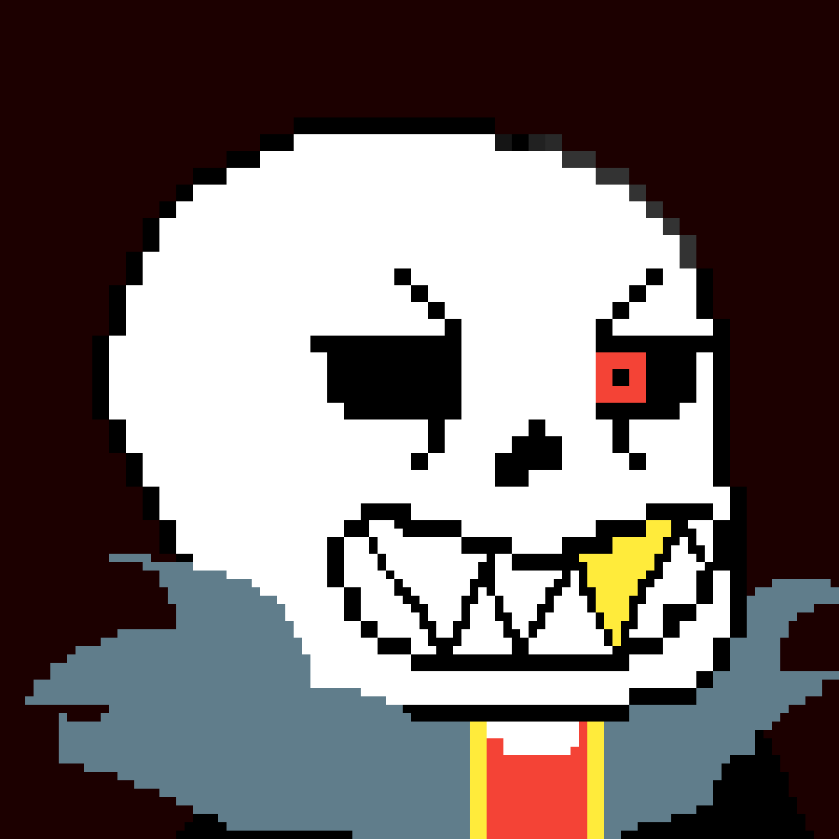 Editing Underfell Sans - Free online pixel art drawing tool - Pixilart