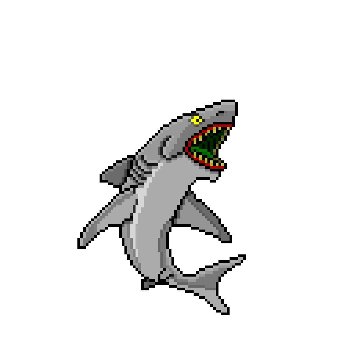 Pixilart - Jaws Shark Alt 3 by Kidkinobi