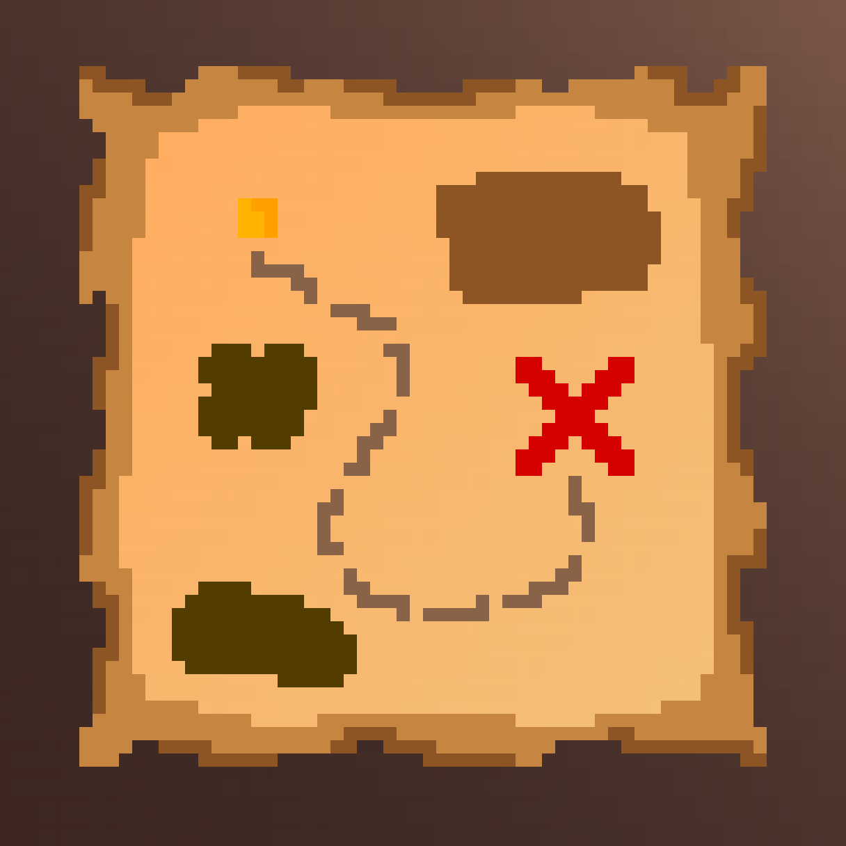 Pixilart - Treasure Map by Bernardo1609