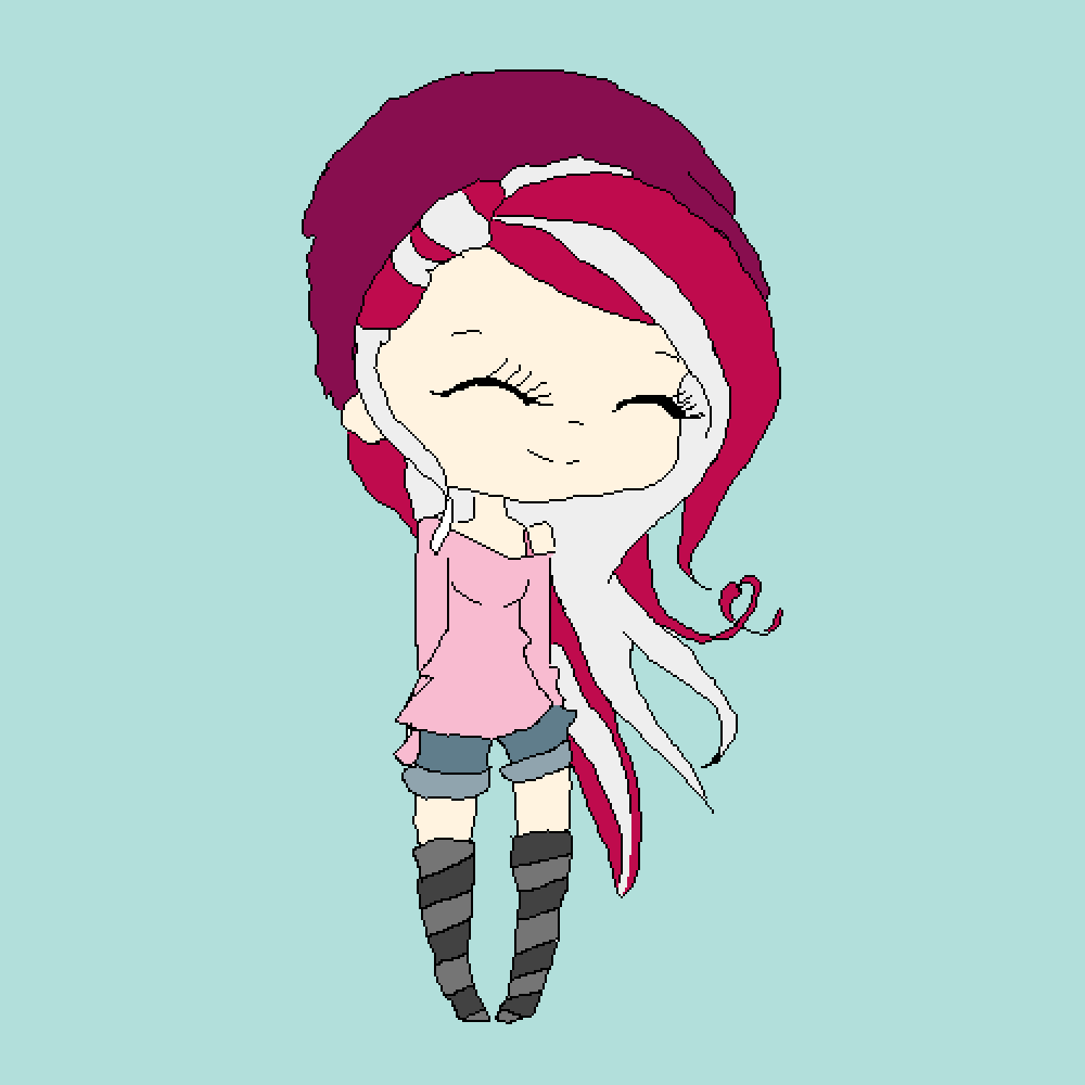 Editing human manglemiku - Free online pixel art drawing tool - Pixilart