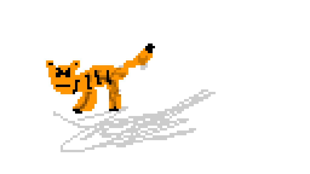 Pixilart - Bad Tiger by ishootthemost