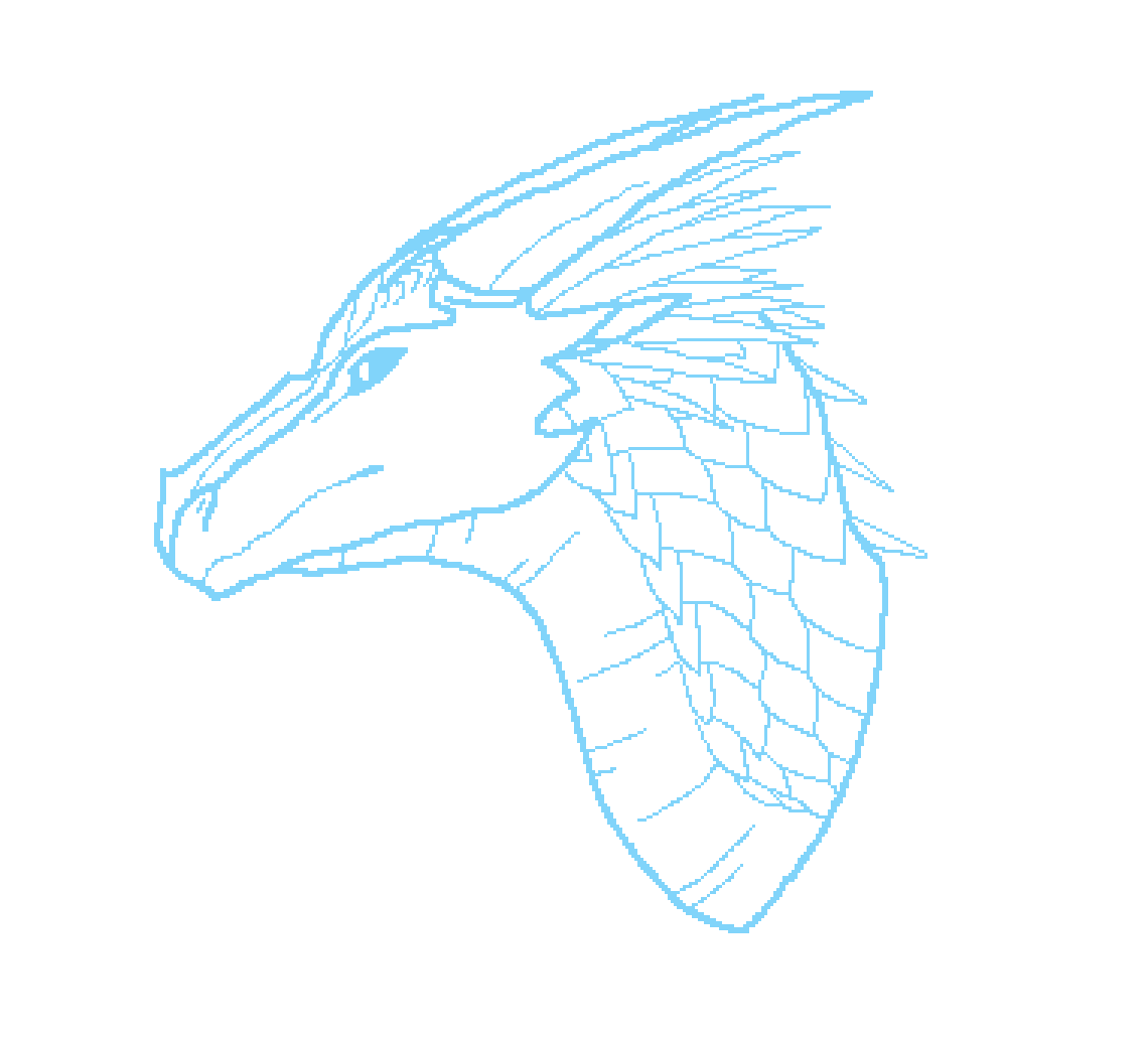 Pixilart - Icewing Base by BoxGod